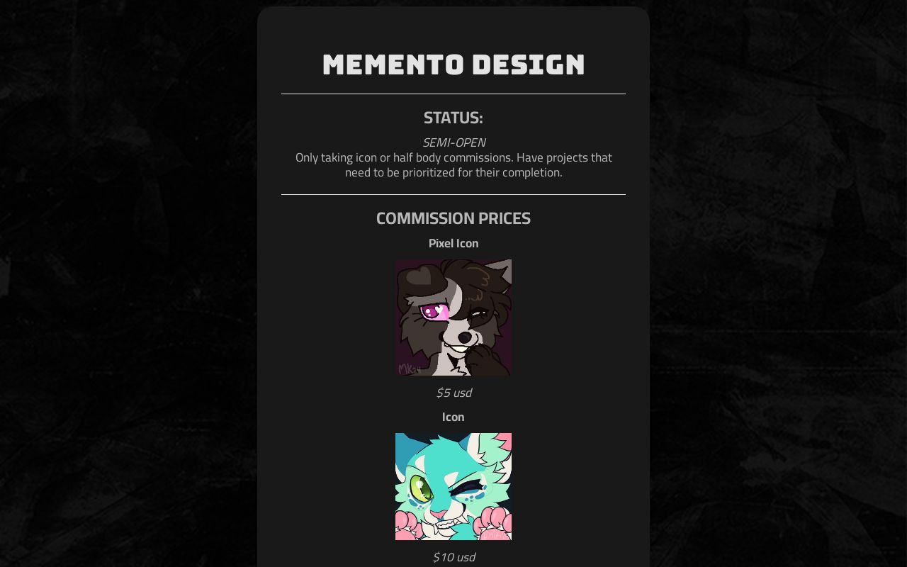 MementoDesignPrices